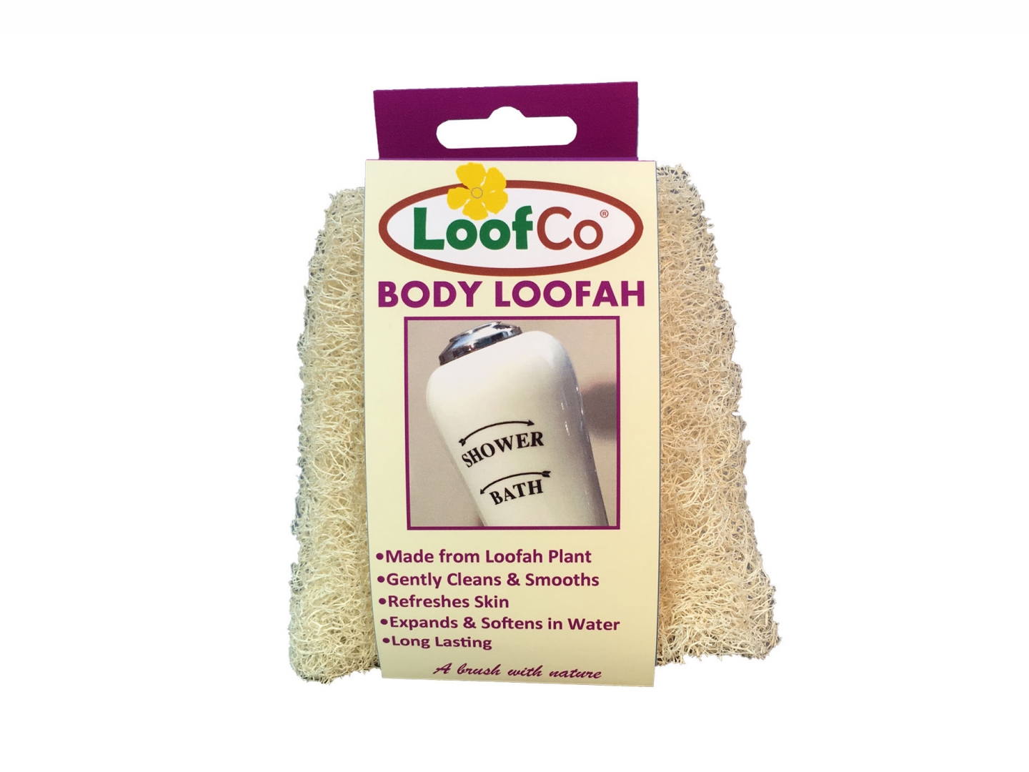 Burete ( lufa ) exfoliant pentru corp, LoofCo, 1 buc - Distributie ...